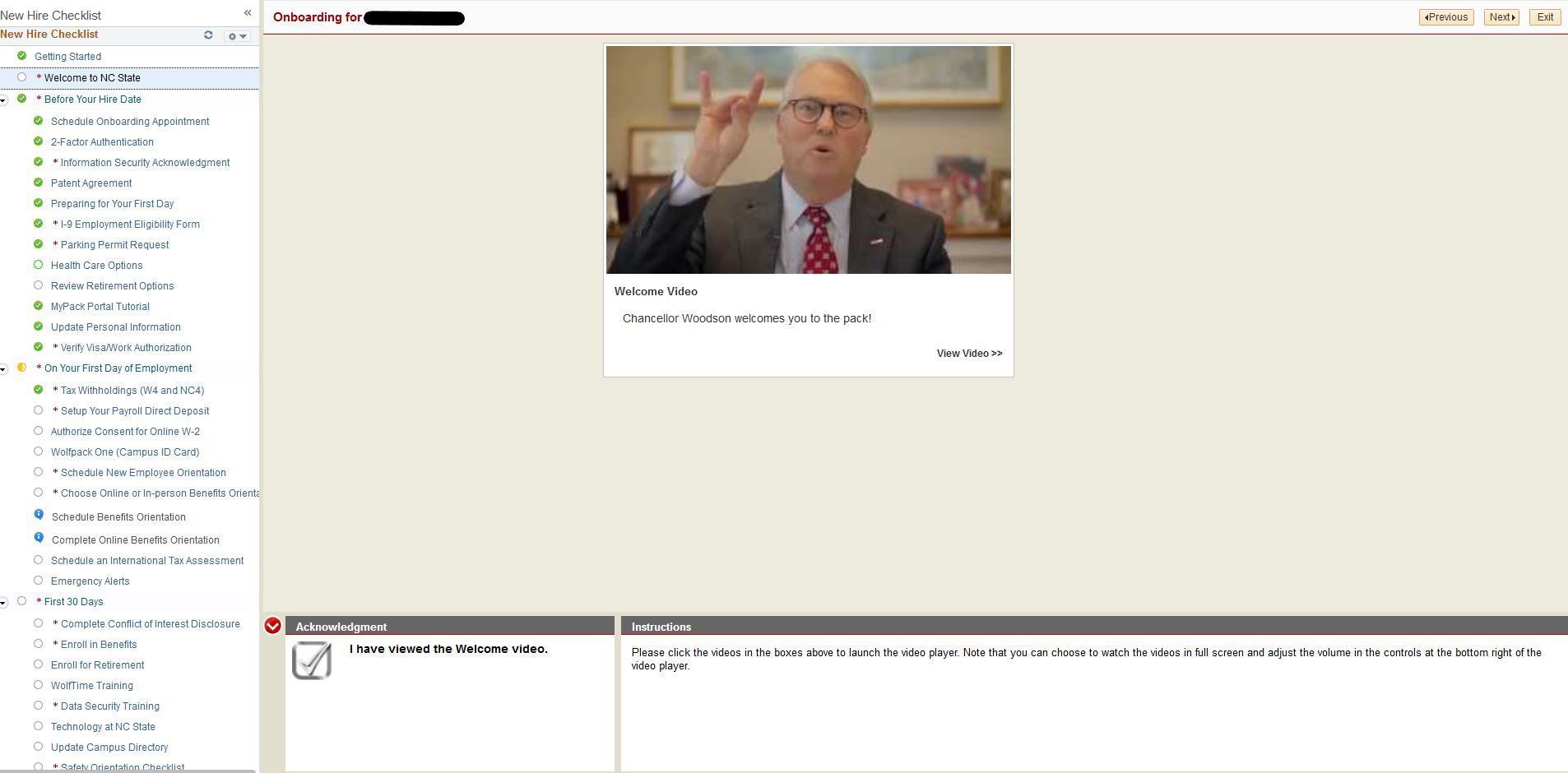 NC State ServiceNow