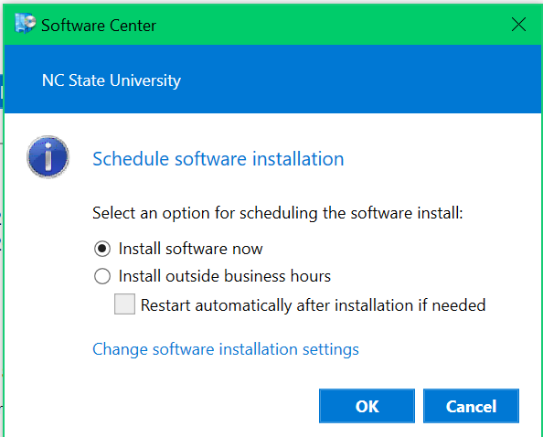 NC State ServiceNow